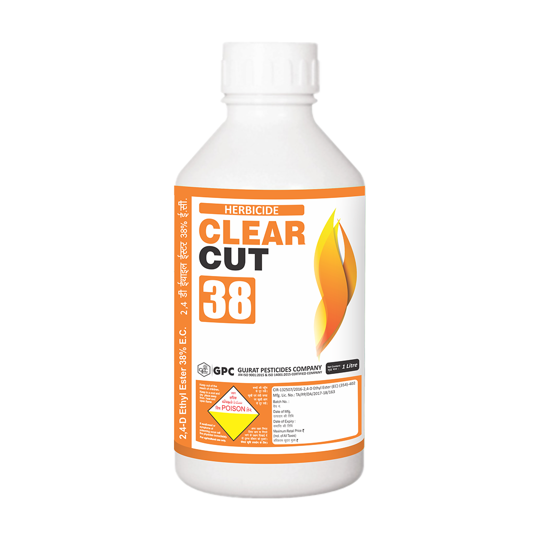 CLEARCUT 38 | 2,4 D ETHYL ESTER 38% EC | Gujrat Pesticides Company